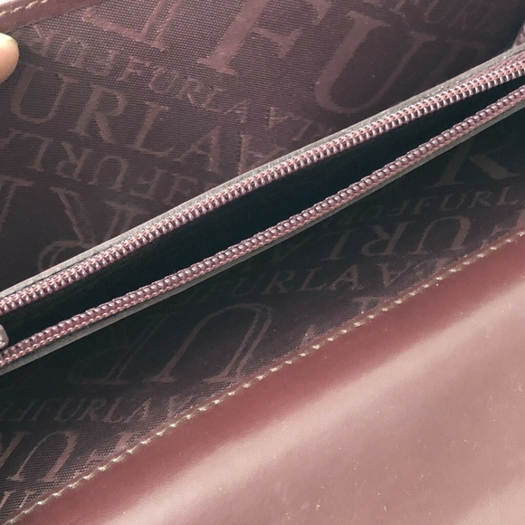 Furla | Bags | Furla Leather Wallet Smooth Leather Burgundy Red | Poshmark